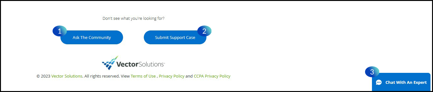 How to Use the Vector LMS, TargetSolutions Support Center