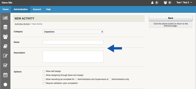 Creating New Activities