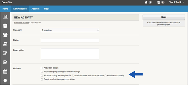 Creating New Activities