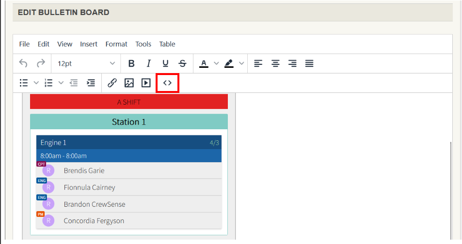 How to Embed the Scheduling Calendar to the TargetSolutions Bulletin Board