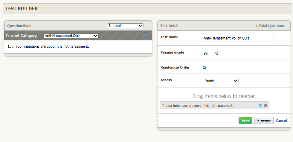How do I create a Custom Test?