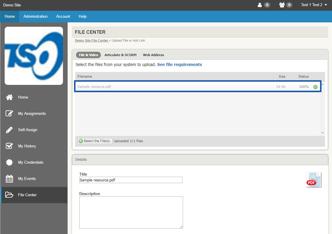 Vector LMS, TargetSolutions Edition