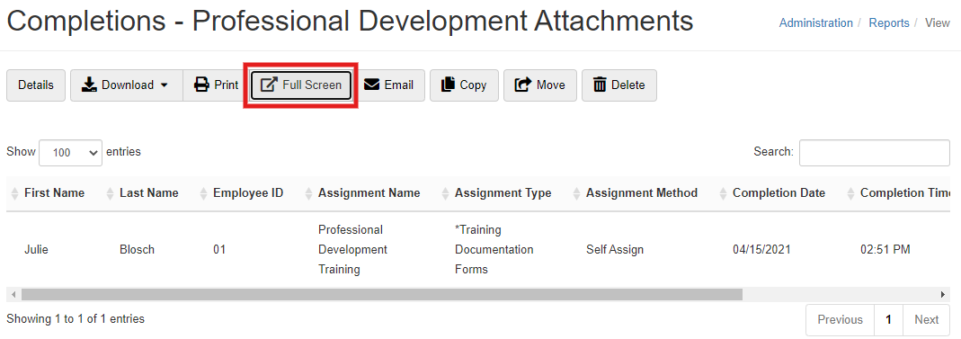 How can I print a report with the Vector LMS, TargetSolutions Edition ...