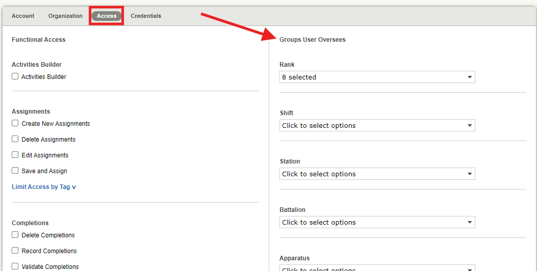 How to give Supervisors appropriate access to Oversee Users