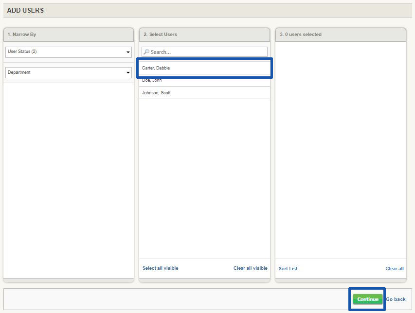 Adding and Removing Users in Organization Categories & Groups