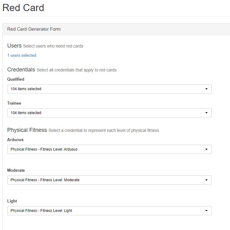 CICCS Red Card Generator