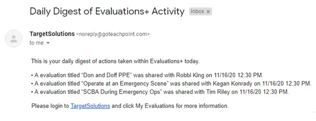 Email Notification Setup
