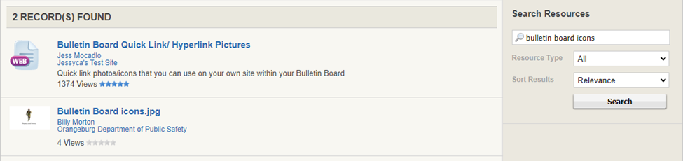 Bulletin Board Customization