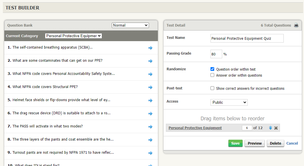 How do I create a Custom Test?