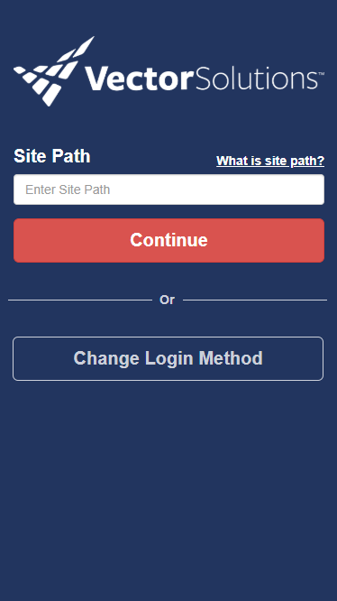 Accessing Vector Solutions Mobile Apps Using Your Agency Login