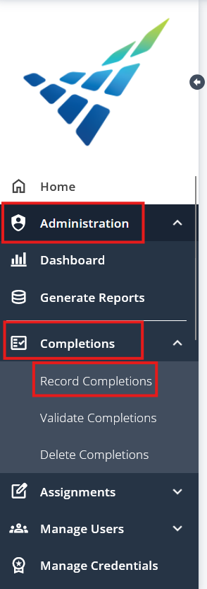 Recording Completions