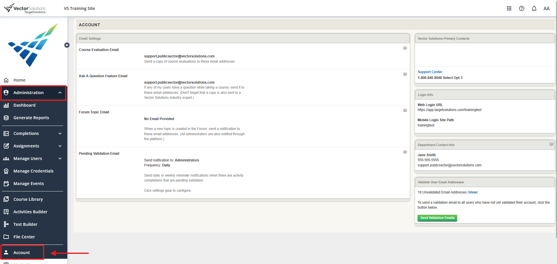Pending Validation Notifications
