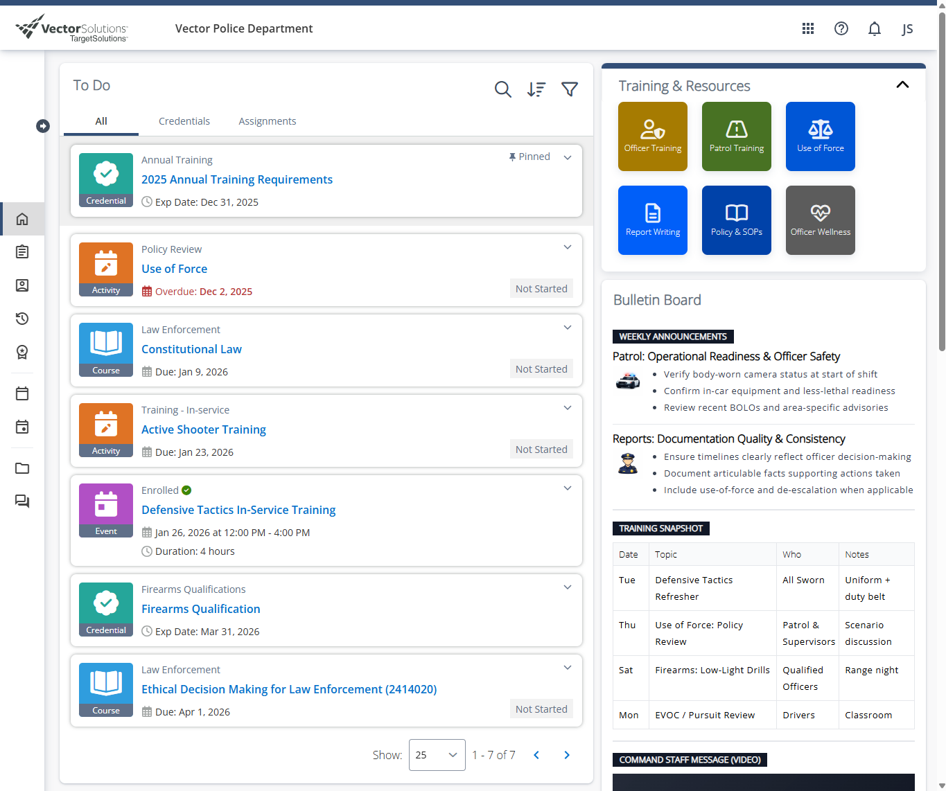 Release Announcement: Introducting TargetSolutions Quick Links